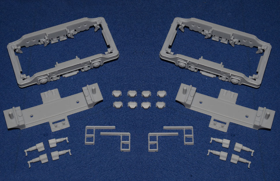 BR LIMA CLASS 33 DOUBLE POWERED BOGIE SIDE FRAME UPGRADE KIT (O Gauge ...