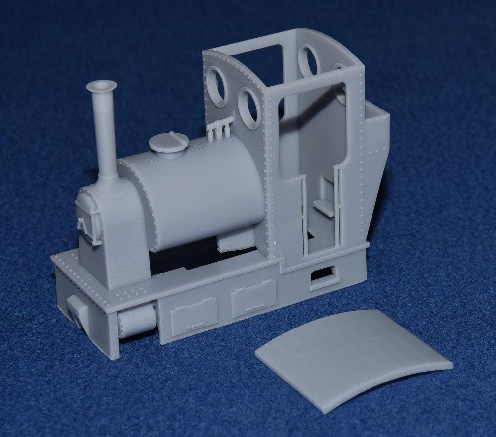 STEAM TRAM "SADDLE TANK" NARROW GAUGE LOCOMOTIVE [1c] (BODY ONLY) (O9 ...